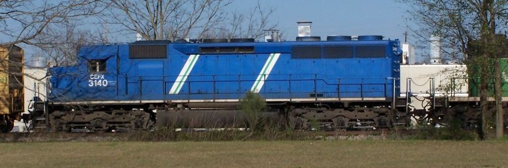 CEFX 3140, SD40-2 in a SD45 shell,